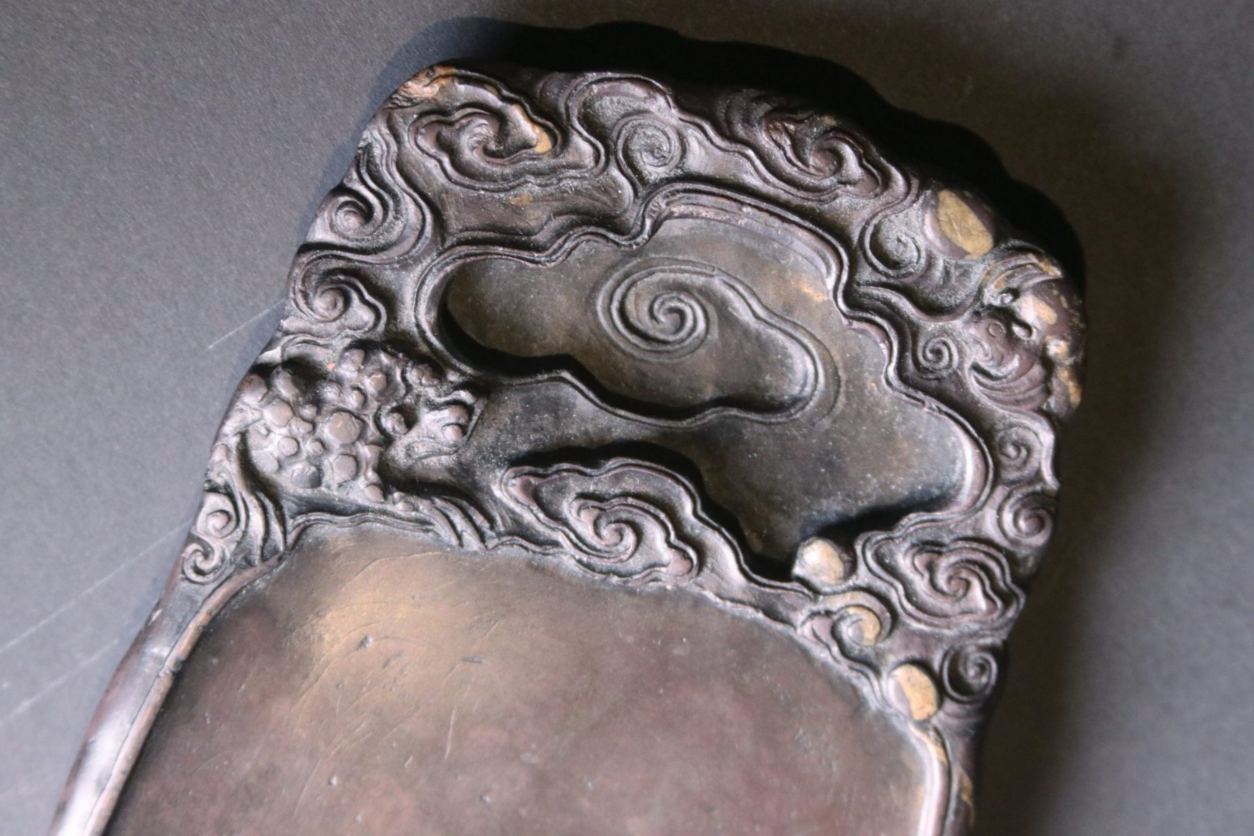 A Carved Chinese Scholar Duan Ink Stone - 17th Century Kangxi Period ...