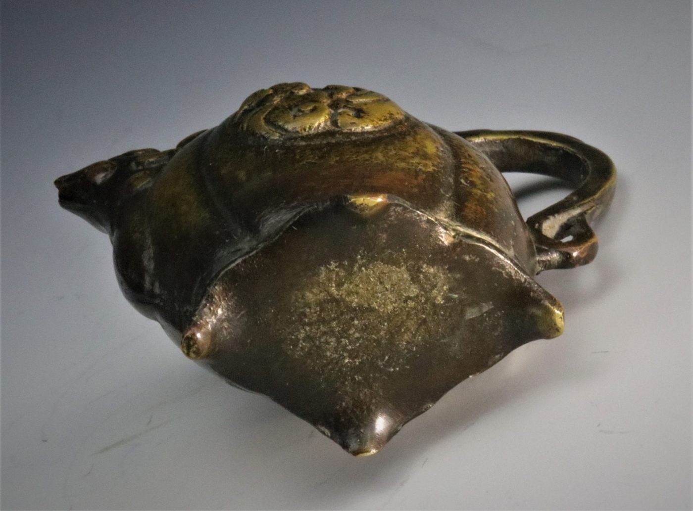 A Chinese Scholar Bronze Water Dropper - Ming Dynasty 明代铜砚滴 - phoenix ...