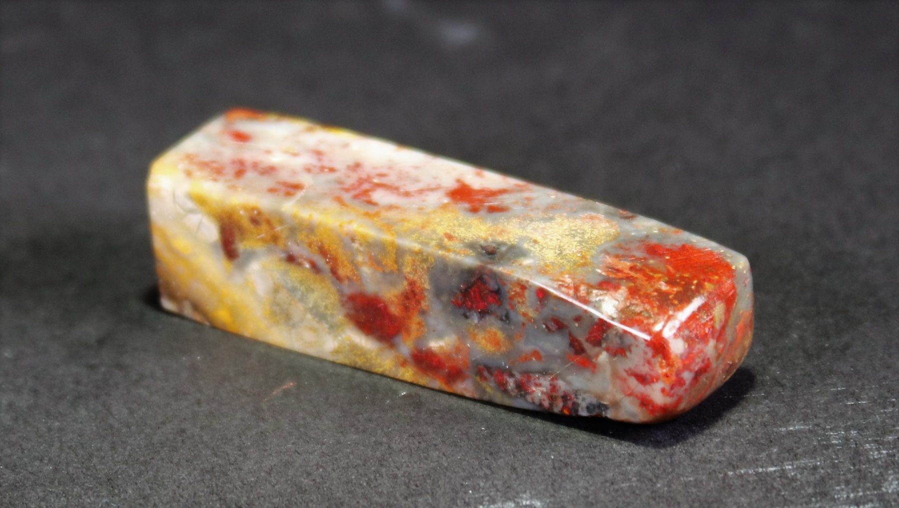Chinese Changhua Chicken Blood Seal Stone (Liu Guan Zhang) 昌化鸡血石 （刘关张 ...